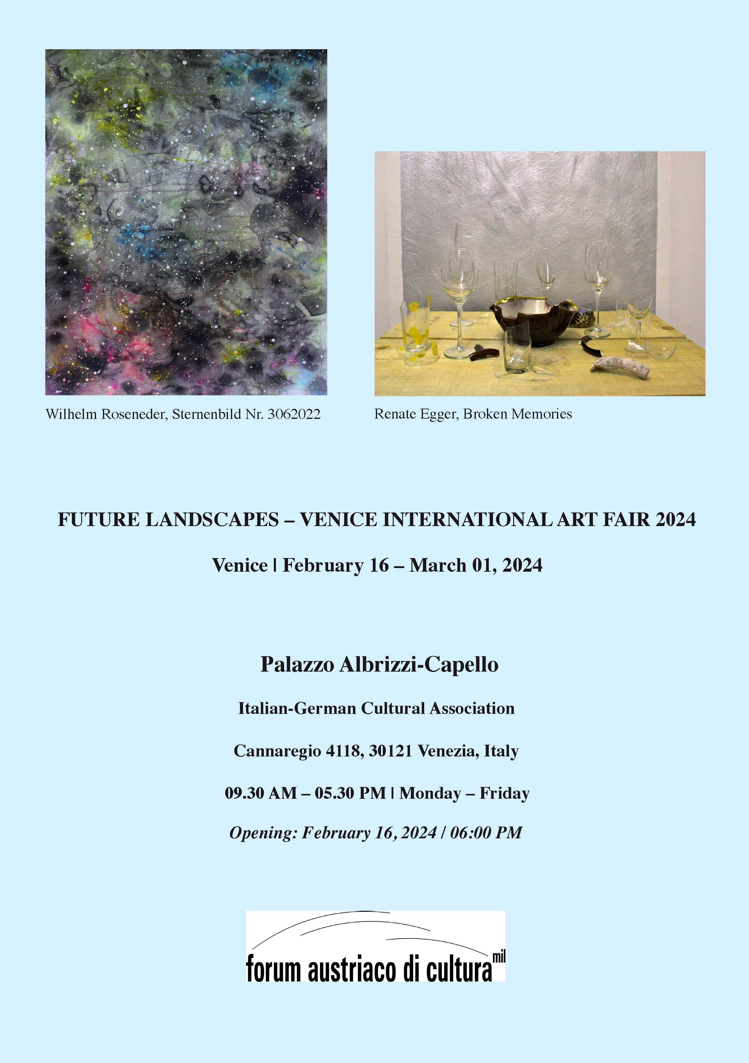 Future Landscapes. Venice International Art Fair 2024 | Renate Egger